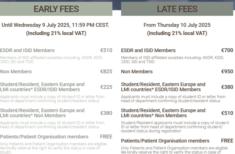 54th ESDR Annual Meeting – FDVF